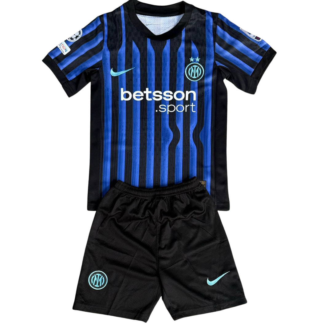 UNIFORME NIÑO INTER DE MILAN LOCAL 2025/2026 – FUTGOD